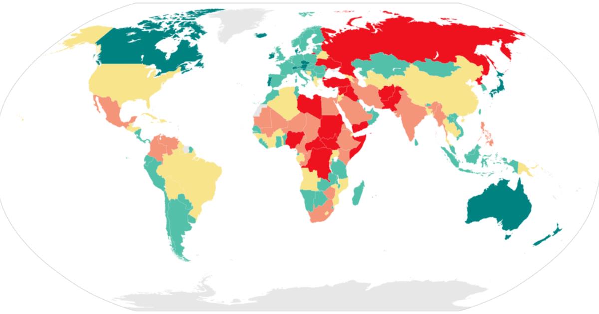 10 DANGEROUS countries in Africa by 2023 (GPI Ranking)