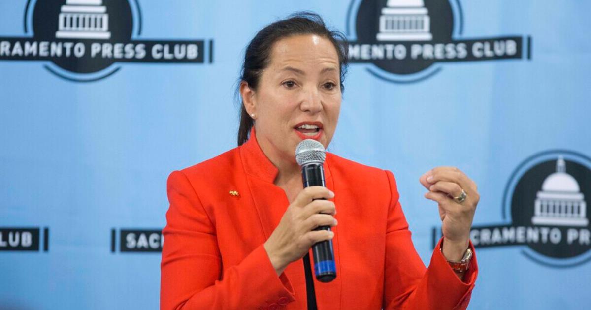 California's lieutenant governor is'swatted away' by a